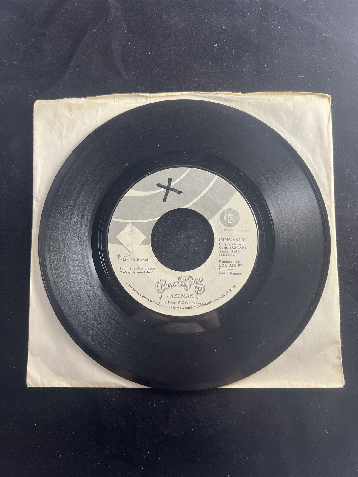 CAROLE KING Jazzman/You Go Your Way 45 7" Vinyl Record Ode Records | eBay