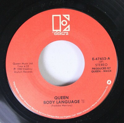 Rock 45 Queen - Body Language / Life Is Real (Song For Lennon) On ...