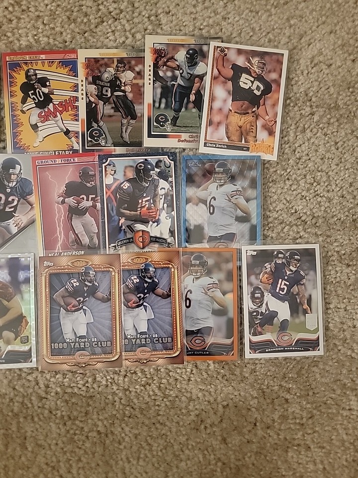 Chicago Bears 16 NFL Trading Card Lot | eBay