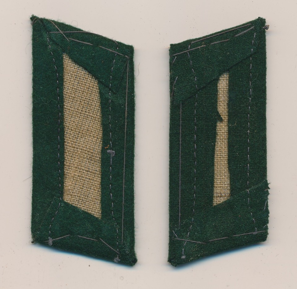 WWII German collar tabs set heer army signals litzen insignia uniform ...