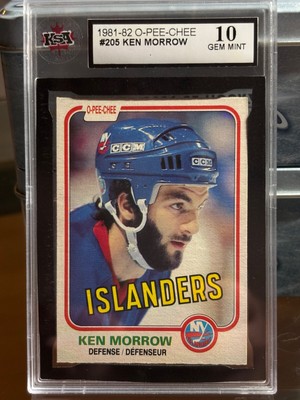 1981-82 , O-PEE-CHEE , HOCKEY , #205-KEN MORROW , KSA 10 | eBay