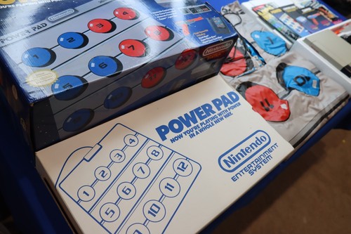 1988 Nintendo NES Complete Game System POWER PAD SET Rare Gaming MARIO ...