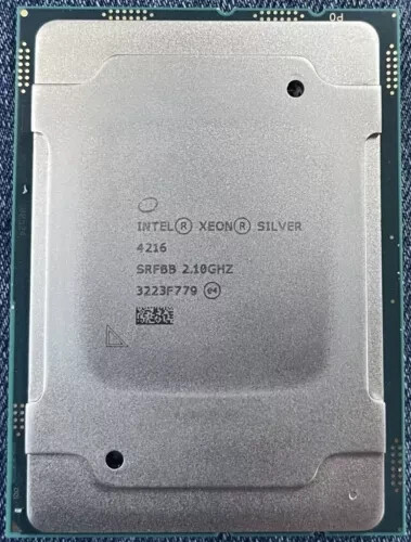 Intel Xeon Silver 4216 SRFBB 2.10GHz 16.5MB 16-Core LGA3647 CPU ...