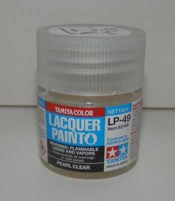 Tamiya Color Lacquer Paint LP-49 Pearl Clear (10ml) #82149 NEW | eBay