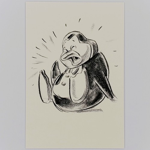 Toy Story 2 Postcard Wheezy Pixar Disney Concept Bud Luckey Penguin ...