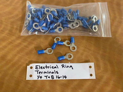 Electrical Ring Terminals T&B 16-14 1/4 | eBay