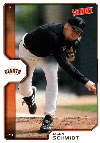 Jason Schmidt P Giants Upper Deck Victory Baseball Card #380 2002 | eBay