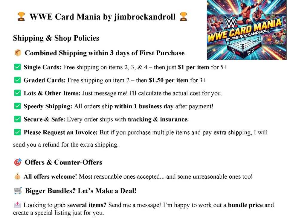 Lot 7x 2024 Panini Select WWE Tri Color Bret Hart Triple H Adriana ...