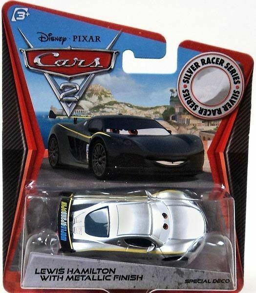 Disney Pixar 2012 Kmart Cars 2 Lewis Hamilton Metallic Finish Silver ...