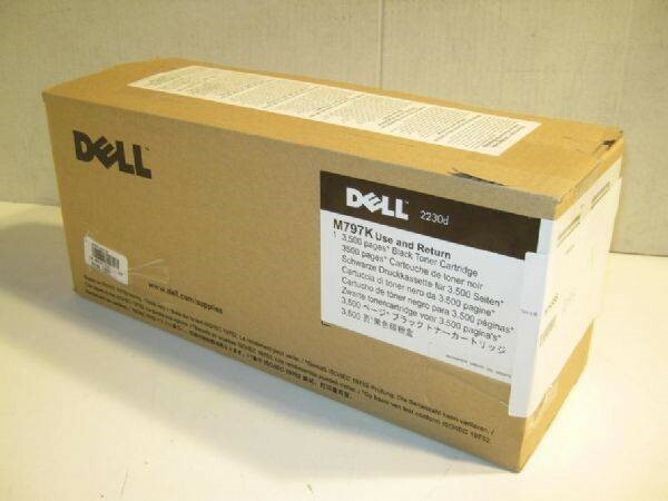 Dell 2230D M797K Black Toner Cartridge 3500 Page 330-4131 P579K 2230 ...