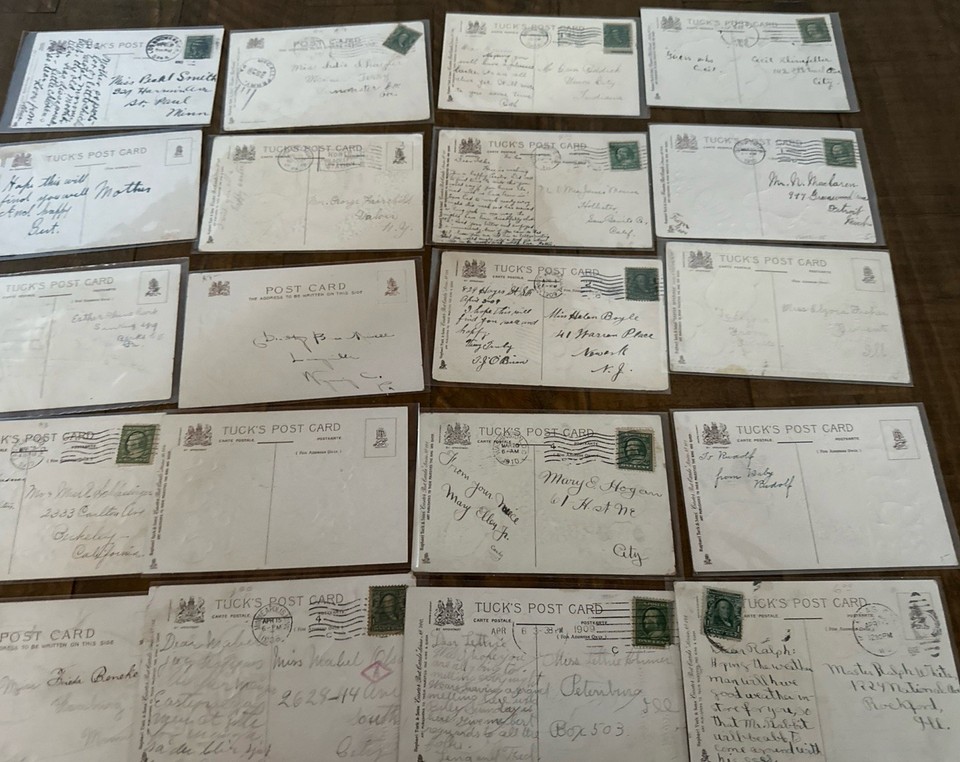 Huge Lot of 50~Vintage Tuck Easter Postcards with Chicks~Rabbits ...