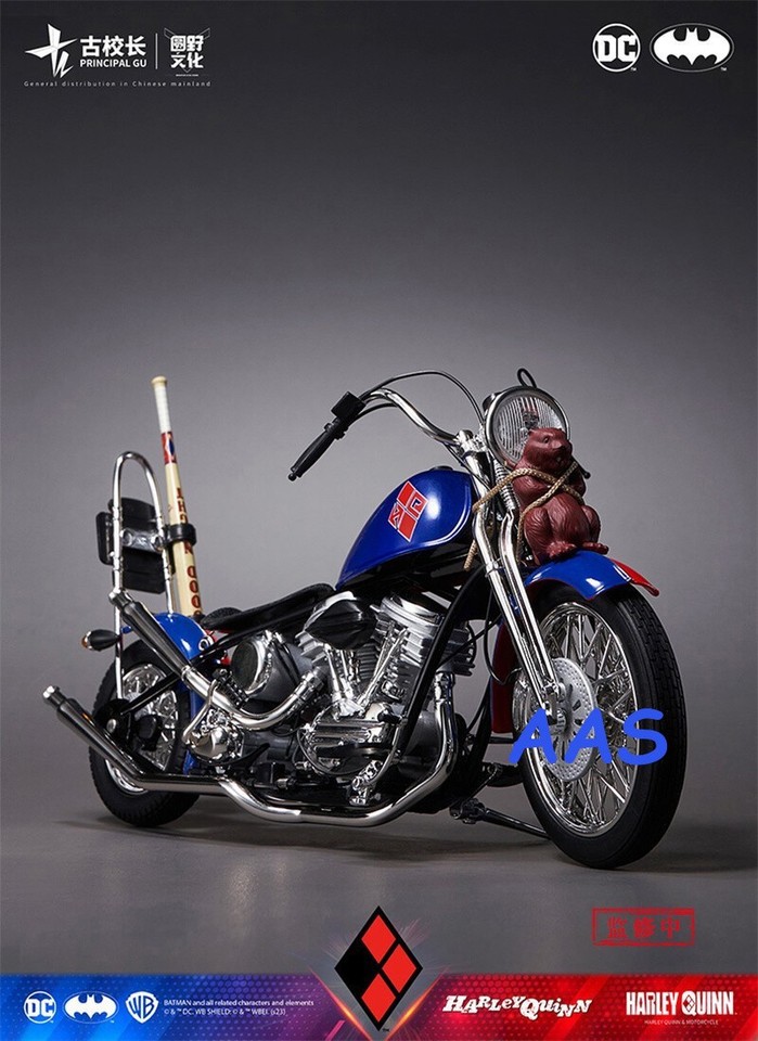 EA1503 1/6 DC Harley Quinn & Motorcycle Action Figure Model Statue ...