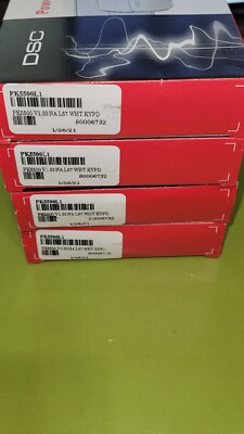 DSC PK5500L1 LOT OF 4 Power Series 64-Zone LCD Full-Message Keypad ...