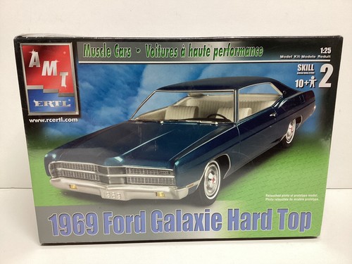 AMT Ertl 1969 Ford Galaxie Hard Top 1/25 Scale Model Kit # 38154 Sealed ...