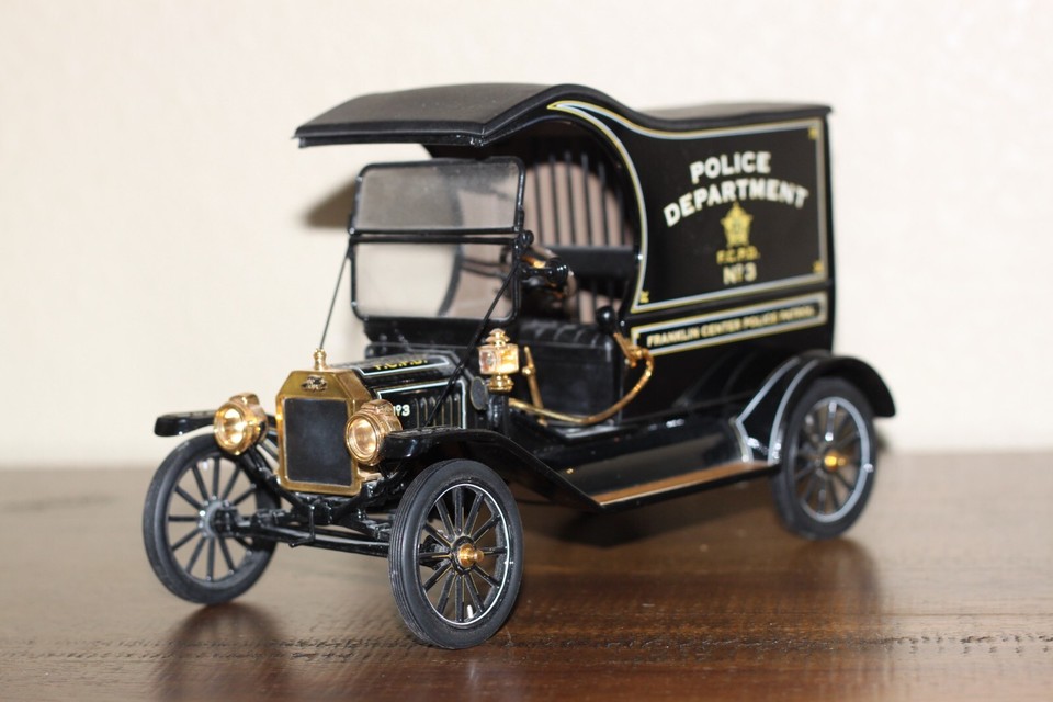 Franklin Mint 1931 Ford Model T Police Wagon F.C.P.P. W/Tag 1:16 Scale ...