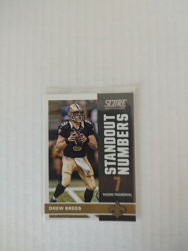 2017 Score - Standout Numbers #4 Drew Brees (PWE) | eBay