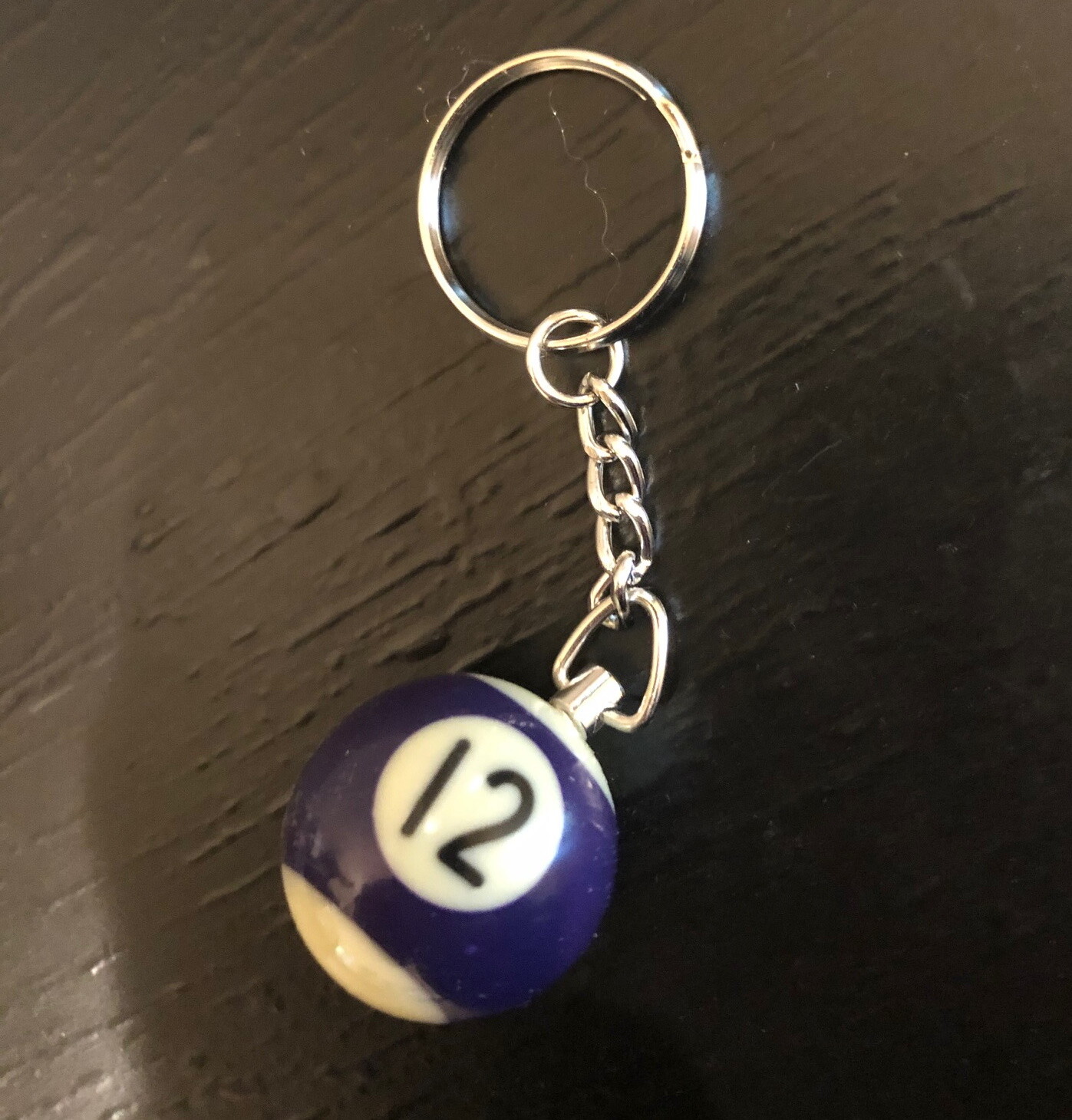 1x Billiards Table Pool Ball Keychain Cool Player Gift - Choose Numbers ...