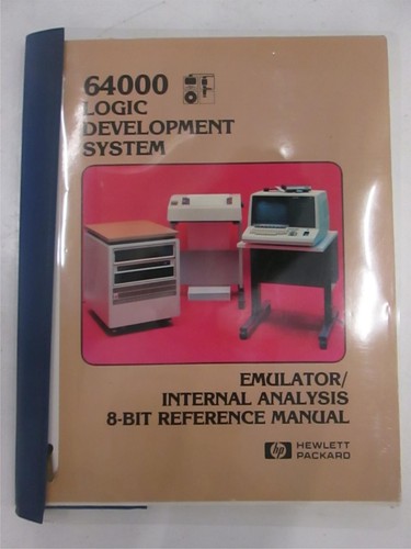 HP Emulator/Internal Analysis 8-Bit Reference Manual, Used | eBay