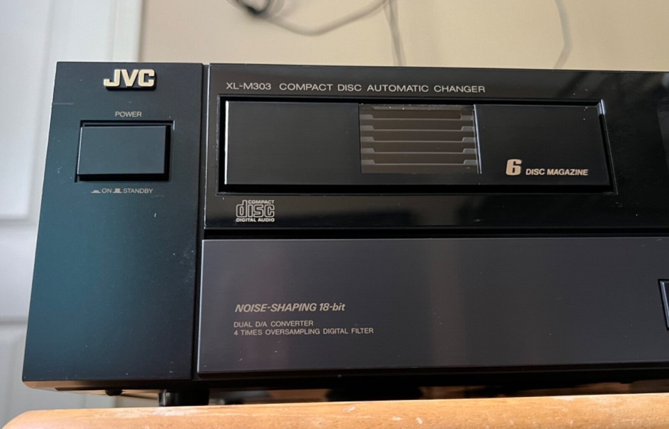 VTG JVC 6-Disc CD Player Automatic Changer w/ Magazine XL-M303BK TESTED ...