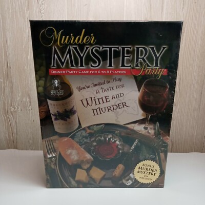 Murder Mystery Dinner Party Game A Taste for Wine and Murder Brand New ...