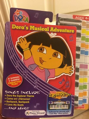 Dora the Explorer Dora’s musical adventure I Can Play Piano cartridge ...