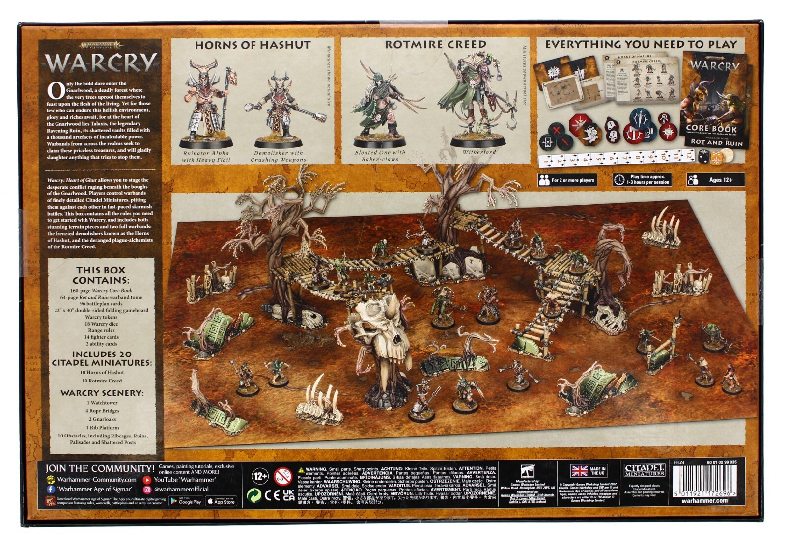 Warhammer Age of Sigmar WARCRY Heart of Ghur Complete Box Set with ...