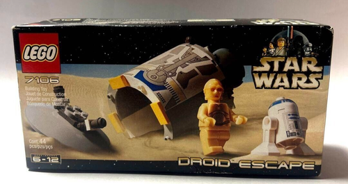 RARE Retired LEGO Star Wars Droid Escape Pod 7106 R2-D2 C-3PO In 2001 ...