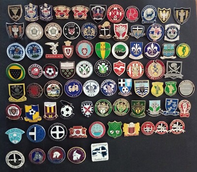 CORNWALL - CORNISH - NON LEAGUE ASSORTED FOOTBALL CLUBS PIN BADGES ...