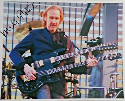 MIKE RUTHERFORD GENESIS, AUTOGRAPHED A4 PHOTOGRAPH. | eBay UK