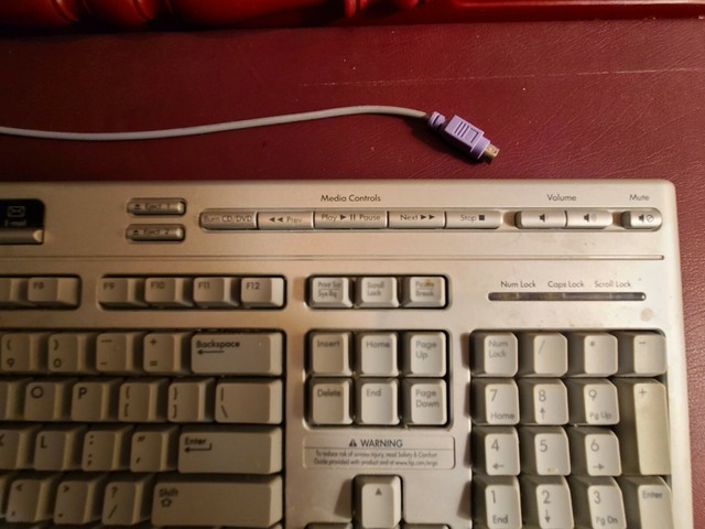 HP Internet Wired Computer Keyboard PN 5187-7583 Model 5181 for sale ...
