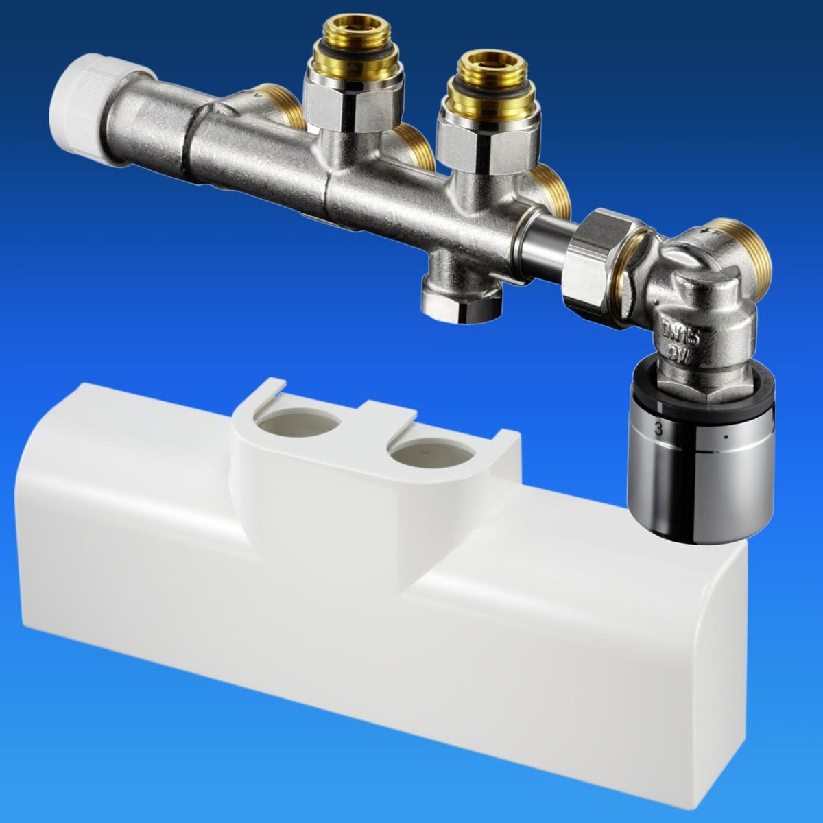 Oventrop Multiblock Aansluitset Voor Handdoekradiator Multiblock T RTL