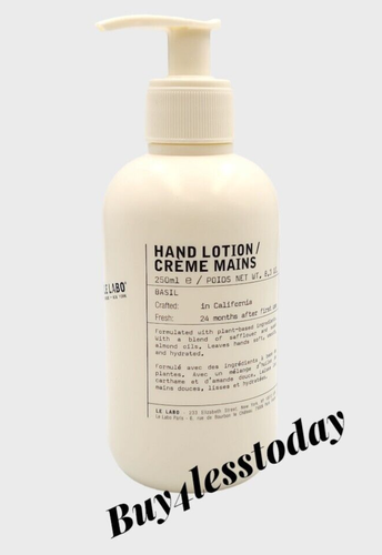 Le Labo Hand Lotion Basil 8.5 oz / 250 ml New | eBay