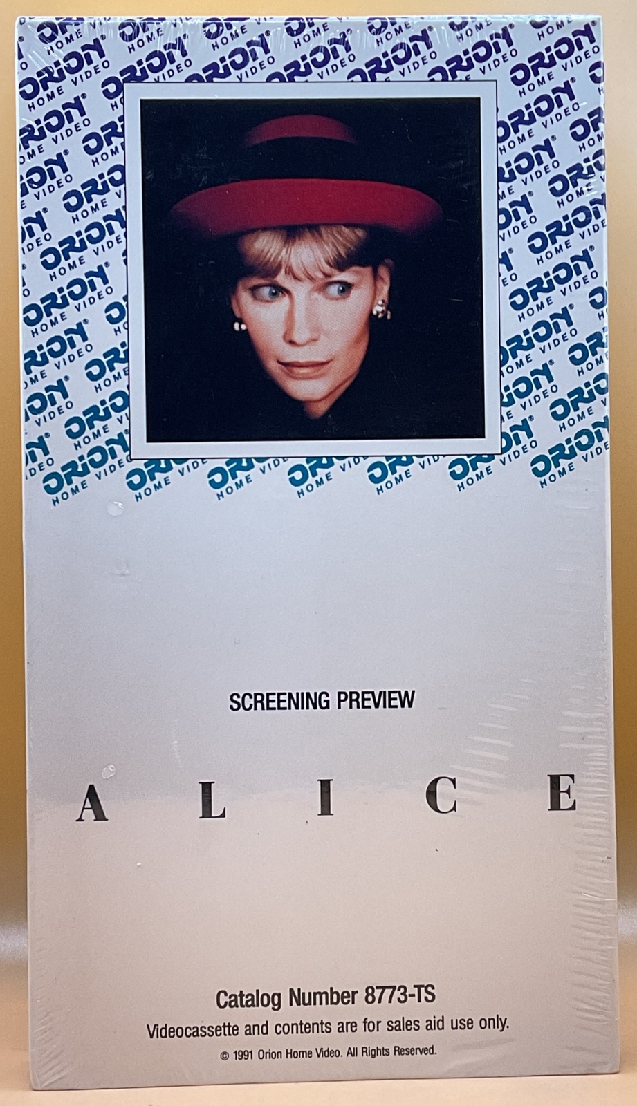 Alice VHS 1991 Alec Baldwin Mia Farrow **SEALED PROMO SCREENER ...