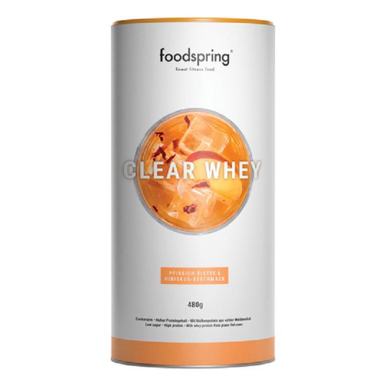 Clear Whey Peach Tea Foodspring 480g | eBay