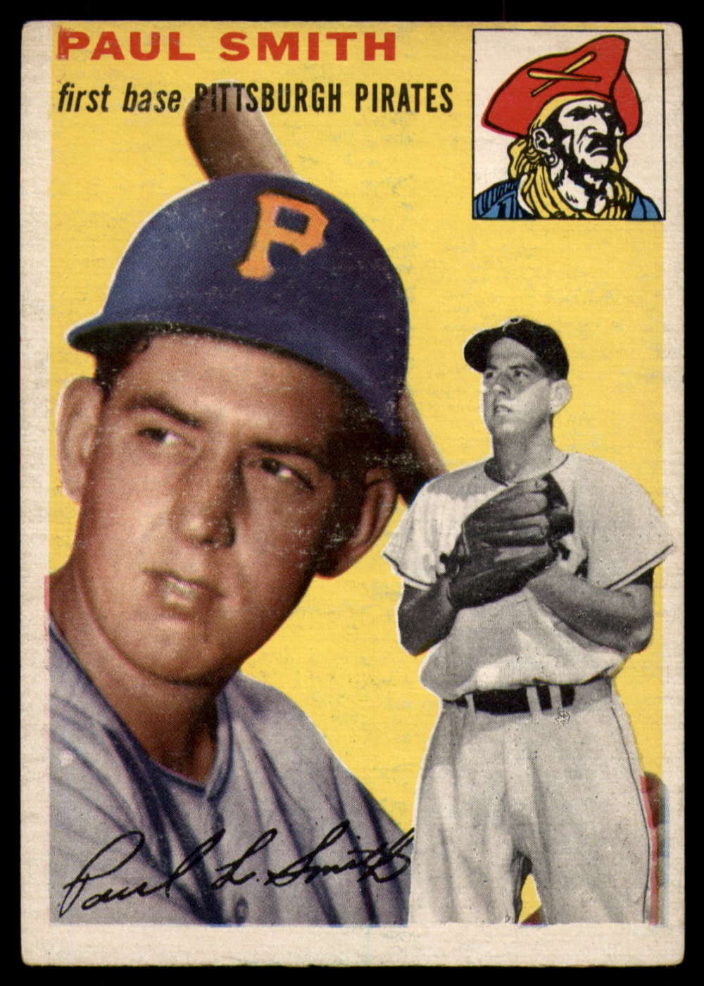 1954 Topps #11 Paul Smith EX Excellent RC Rookie Pirates ID:93581 | eBay