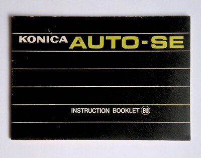 Original Camera Instructions/Manual: Konica Auto-SE | eBay