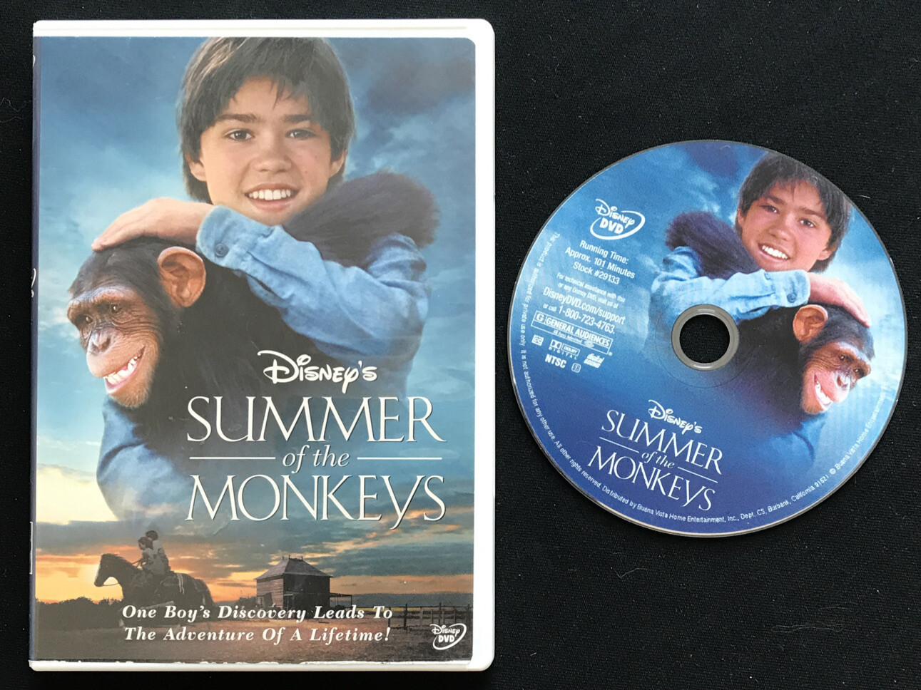 Summer of the Monkeys (DVD, 2003) Disney Wilford Brimley 1998 movie ...