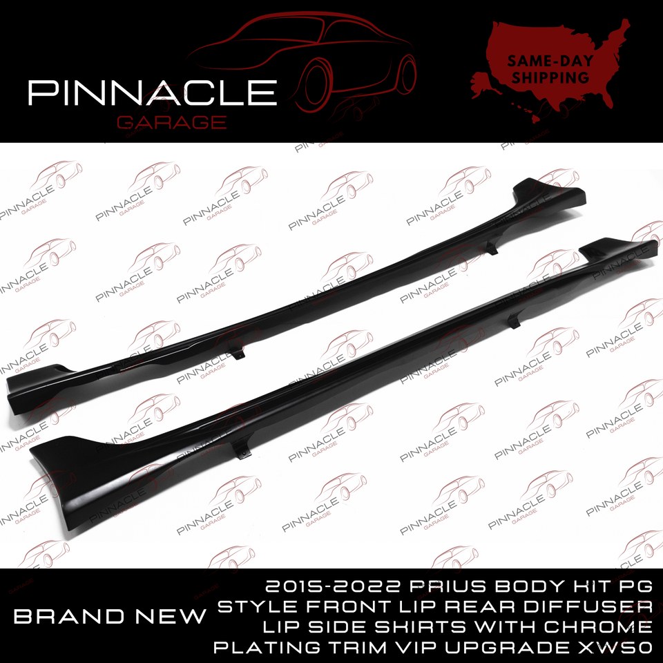 2015-2022 Toyota Prius PG Style Body Kit Front Lip Rear Diffuser Lip ...
