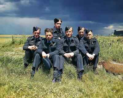 ww2 MCCARTHY RAF DAMBUSTERS Dday Lancaster Pilot Luftwaffe FAFL HALIFAX ...