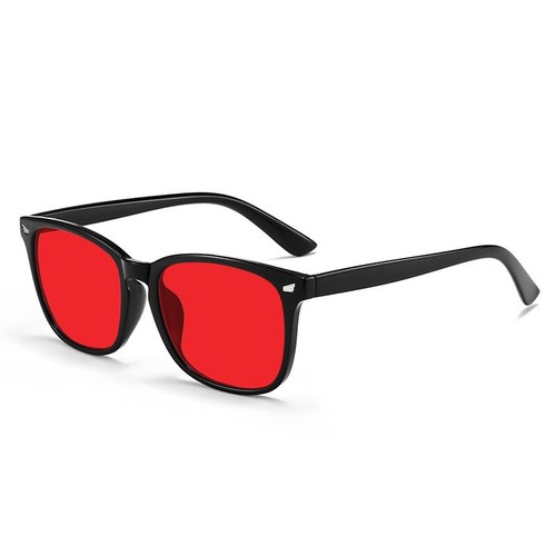 Blue Light Blocking Cateye Womens Mens Black Red Lens Computer Gaming ...