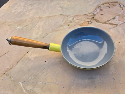 Vintage DESCOWARE Belgium AUTUMN Cast Iron Enameled Skillet Pan 50 ...