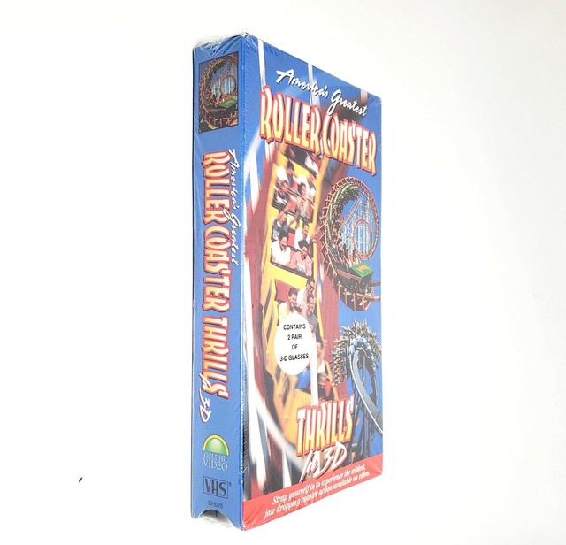 Americas Greatest Roller Coaster Thrills in 3-D - V. 1 (VHS, 1999) for ...