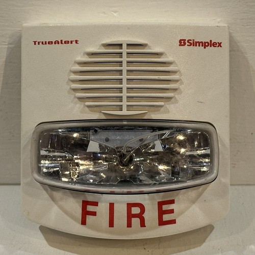 SIMPLEX 4903-9428 SMART SYNC TRUEALERT FIRE ALARM HORN STROBE | eBay