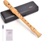 Soprano Beginners Recorder Baroque fingering C Key Maple Descant ...