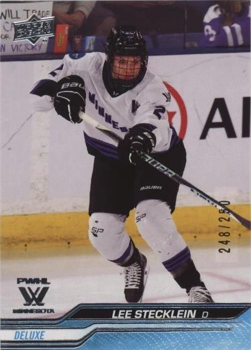 2024 Upper Deck Pwhl 1st Edition - Lee Stecklein #27 Deluxe /250 (RC ...
