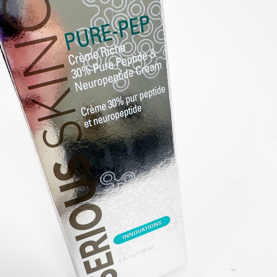 SERIOUS SKIN CARE Large Size Pure-Pep Creme Cream Riche 30% Peptide 4 ...