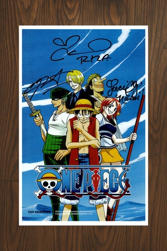 ONE PIECE Signed Movie Poster 11x17 with COA - Authentic Memorabilia | eBay