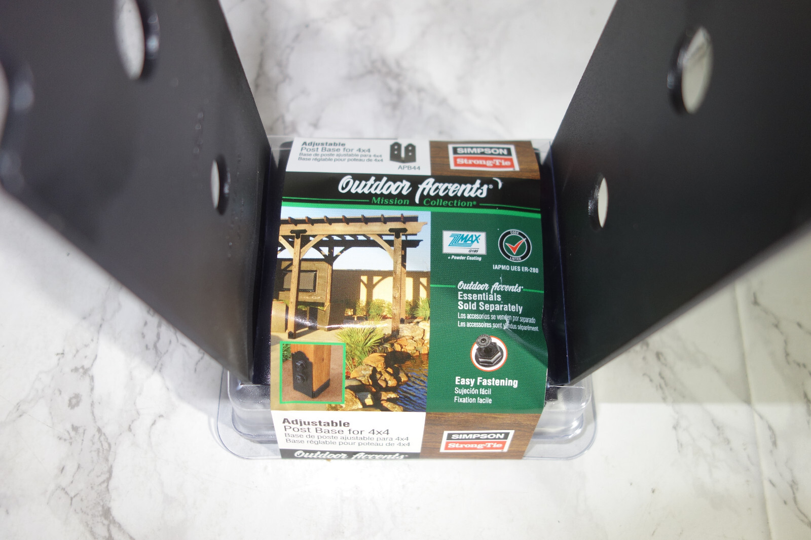 Simpson Strong-tie 4x4 BLK ZMAX Post Base APB44 for sale online | eBay