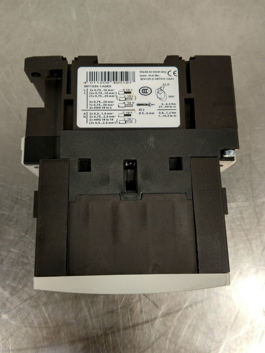 Siemens Sirius Contactor 3RT1034-1A..0 690V Coil 4E | eBay