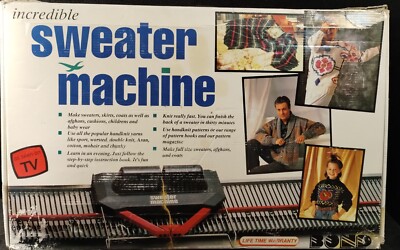 Bond Incredible Sweater Machine Knitting Machine Vintage Open Box W ...